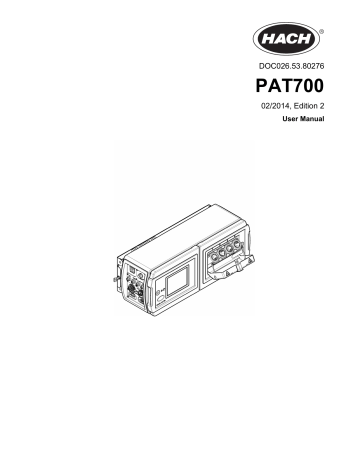 Hach ANATEL PAT700 User Manual | Manualzz