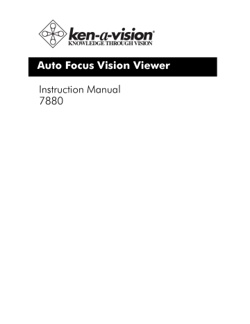 Ken A Vision 7880 Instruction Manual | Manualzz