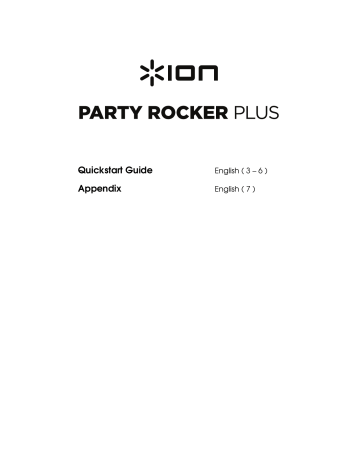 ION Party Rocker Plus Quick Start Guide | Manualzz
