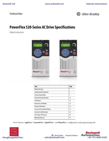 Allen-Bradley PowerFlex 525 Original Instructions Manual | Manualzz