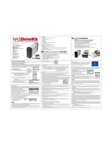 ADS Technologies NAS-806-EF Quick Start | Manualzz