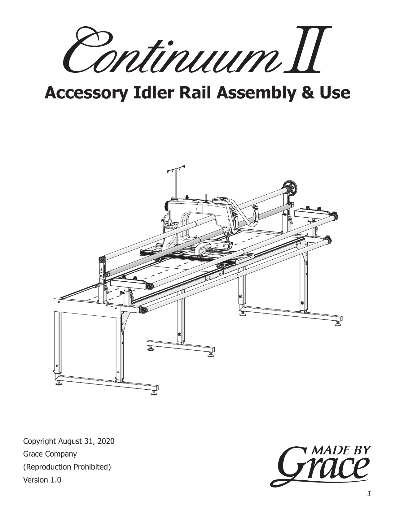 Grace Company The Continuum II Frame Instructions | Manualzz