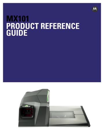 Motorola MX101 Product Reference Manual | Manualzz