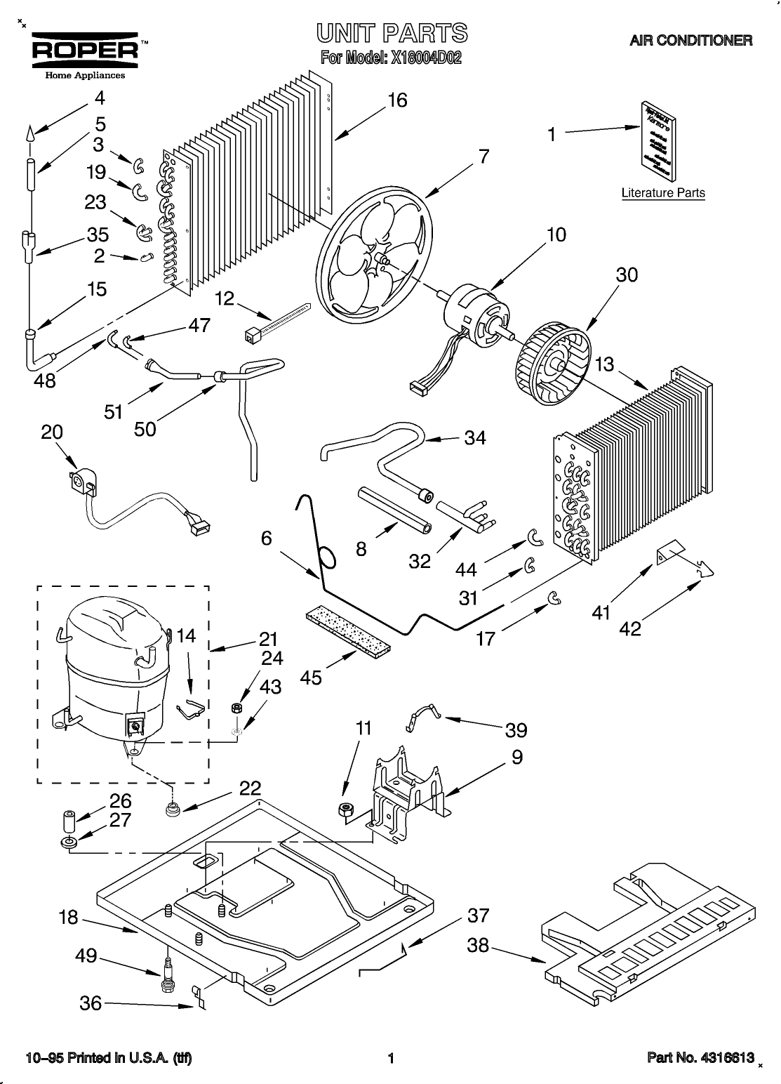 Whirlpool X18004D02 Air Conditioner Template | Manualzz