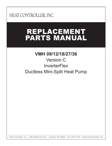Heat Controller A-VMH36QC-1 Hvac User manual | Manualzz