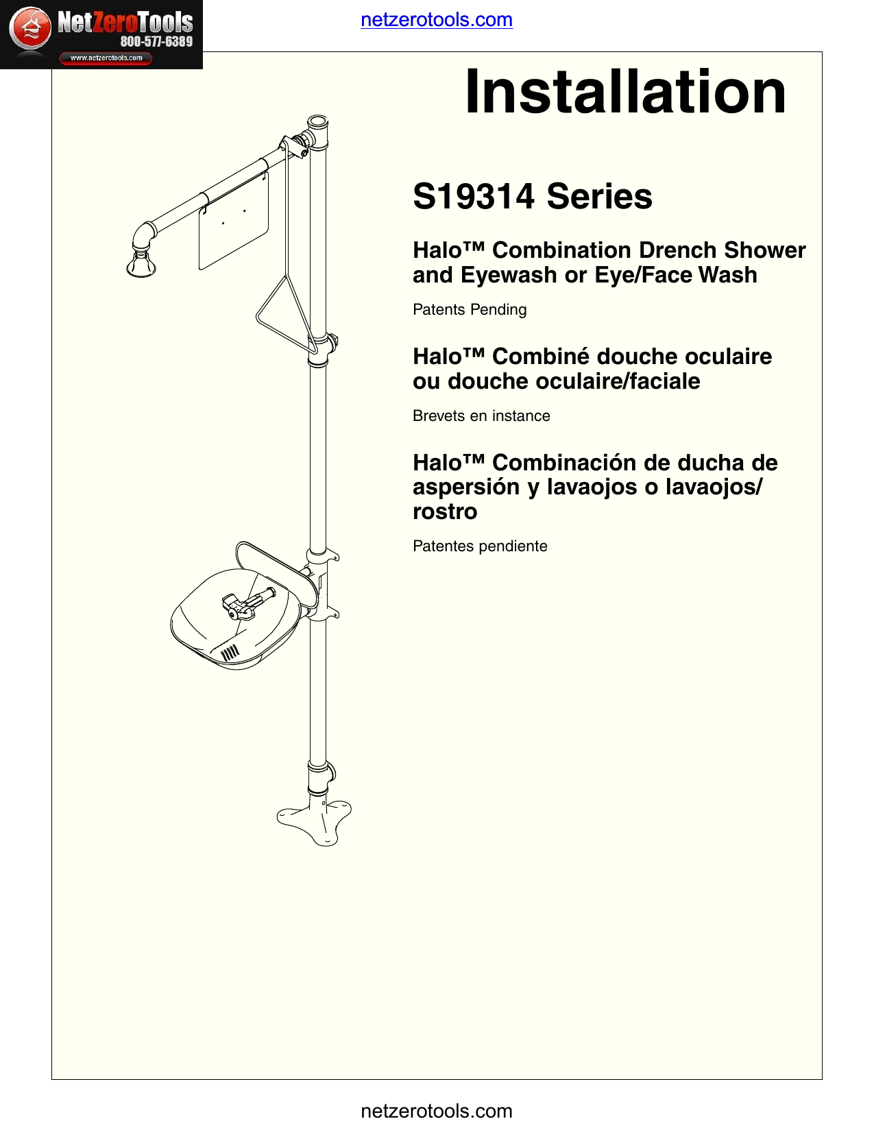 Bradley s19314 series, Halo S19314LL, Halo S19314PDC, Halo S19314TT, Halo S19314FSS, Halo ...