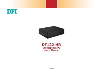 DFI DT122-HR Pre-Configured System & Chassis Owner's Manual | Manualzz