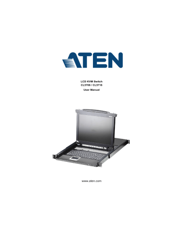 Aten CL5708 LCD KVM Switch User Manual | Manualzz