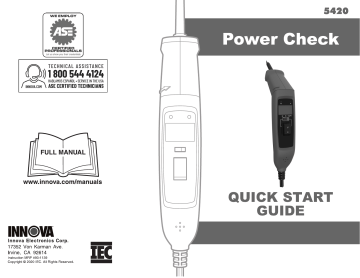 INNOVA 5420 PowerCheck Owner Manual | Manualzz