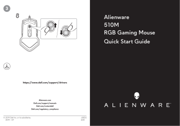 Alienware AW510M RGB Gaming Mouse Quick Start Guide | Manualzz