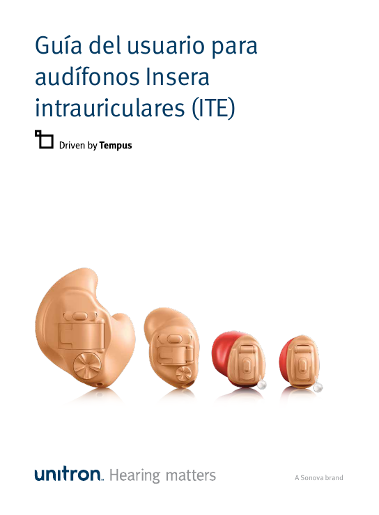 Unitron Insera - IIC Guía del usuario | Manualzz