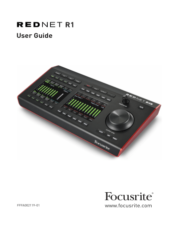 Focusrite Pro RedNet R1 User Guide | Manualzz