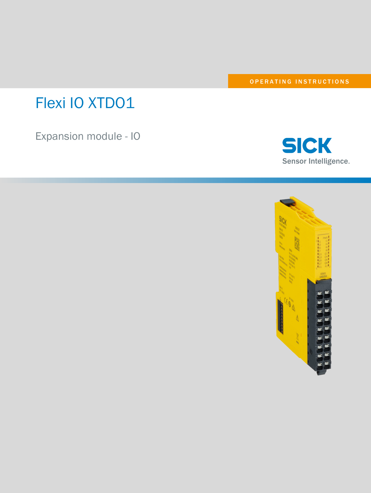 Sick Flexi IO XTDO1 Expansion module - IO Operating instructions | Manualzz