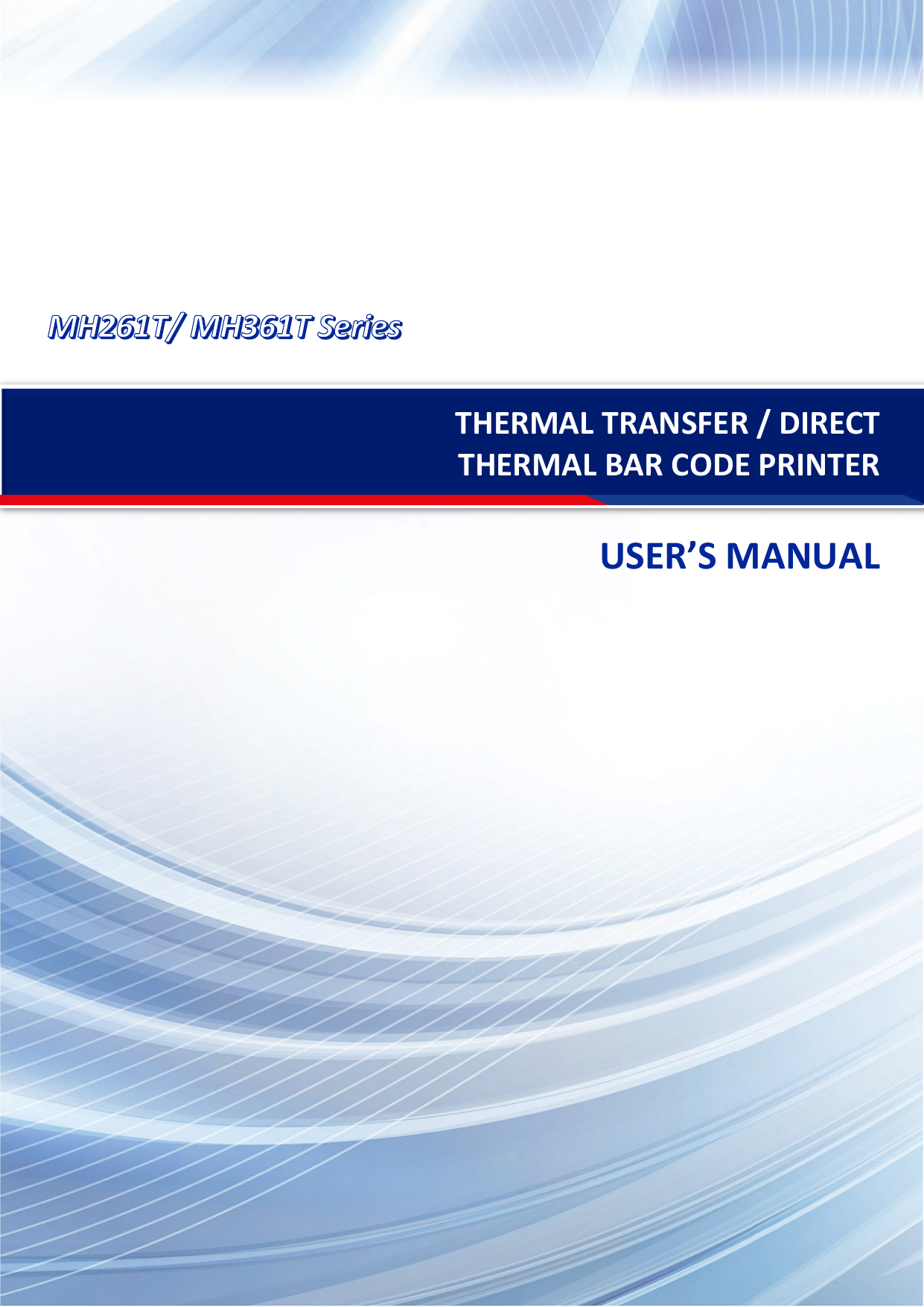 TSC MH261 Series User's manual | Manualzz