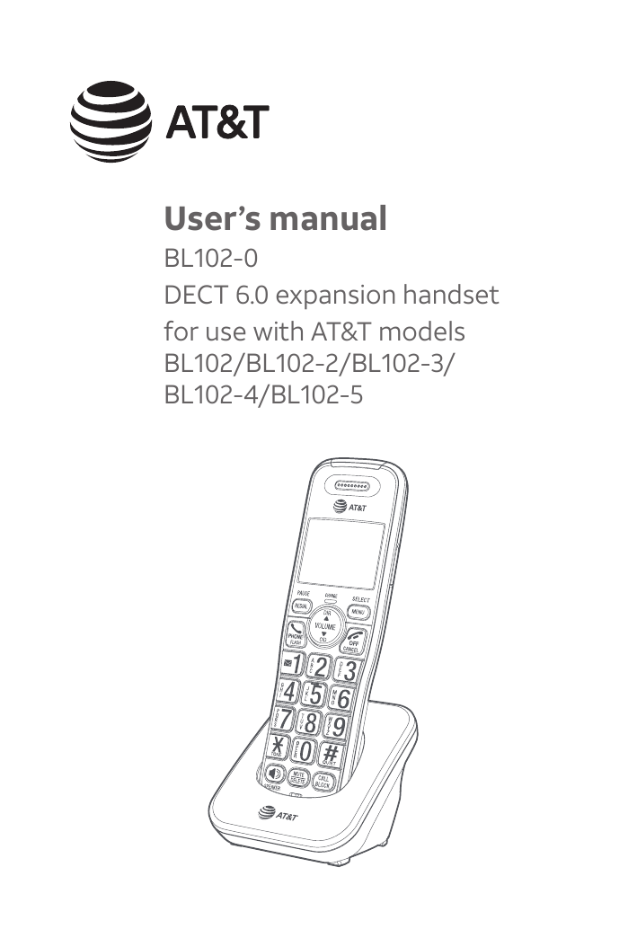 AT&T BL102-0 User Manual | Manualzz