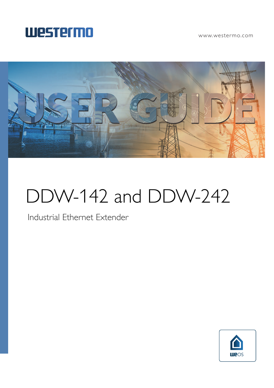 Westermo DDW-142 Industrial Ethernet Extender User guide | Manualzz