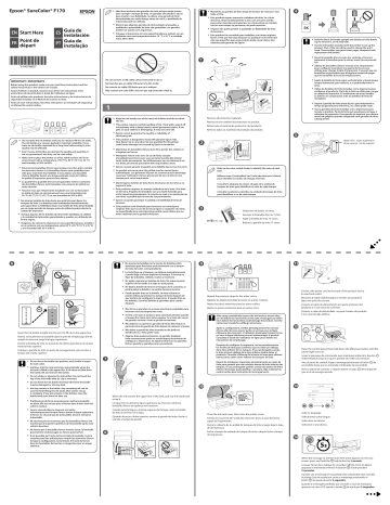 Epson SureColor F170 Installation Guide | Manualzz