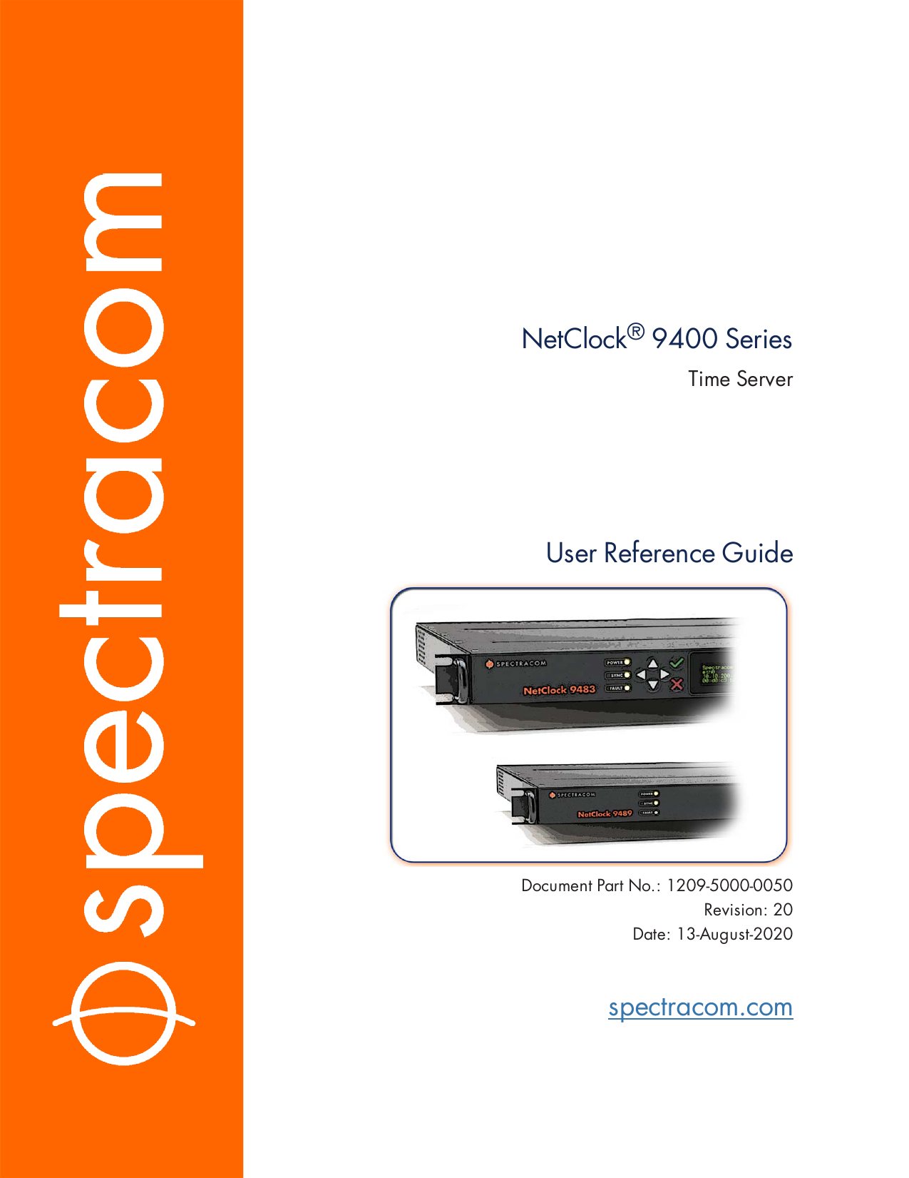 Orolia NetClock 9400 Series Time Server Product Manual | Manualzz