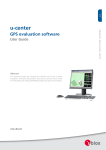 u-blox u-center User Guide | Manualzz