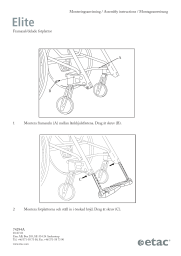 Etac Elite - User manual, Assembly Instructions