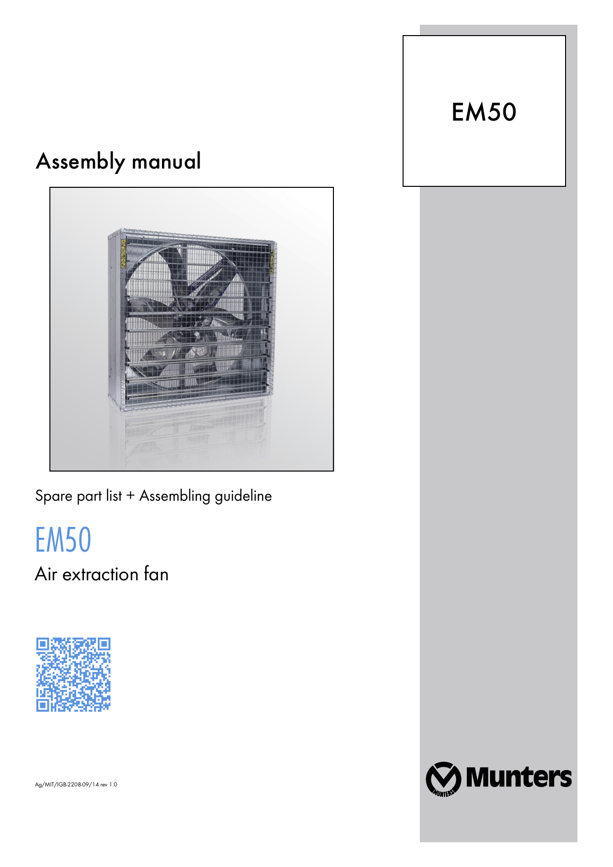 Munters EM50 Assembly Manual | Manualzz