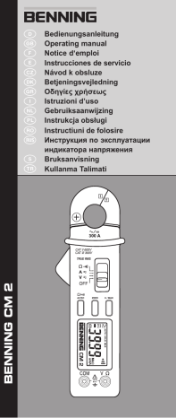 Benning CM2 Bedienungsanleitung | Manualzz