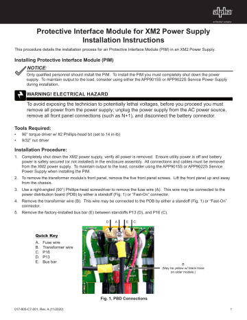 Alpha XM2 CableUPS Series Installation Instructions | Manualzz