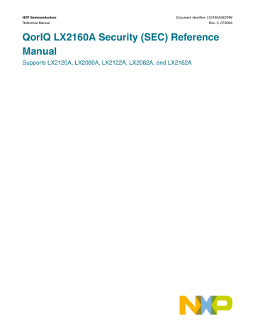 12.4.7 Types of black keys and their use. NXP Layerscape® LX2160A ...