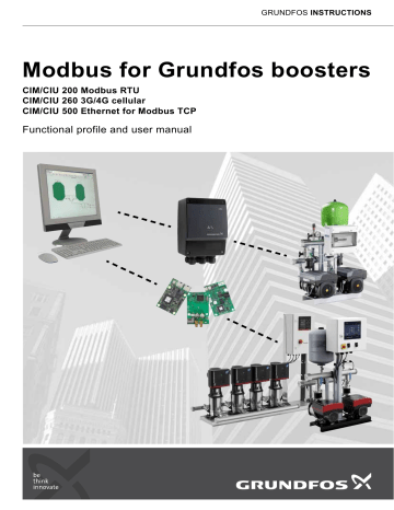 Grundfos CIM 200, CIM 260 Functional Profile And User Manual | Manualzz
