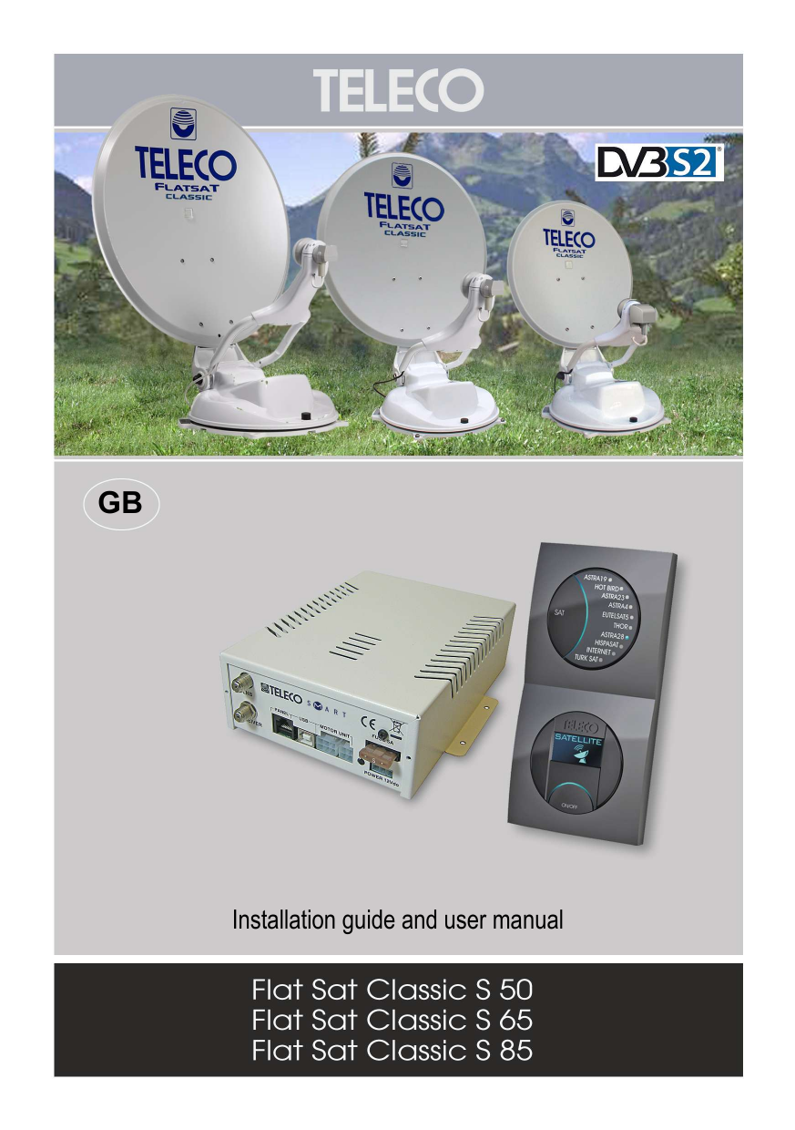 Teleco Flatsat Classic Easy User Manual | Manualzz