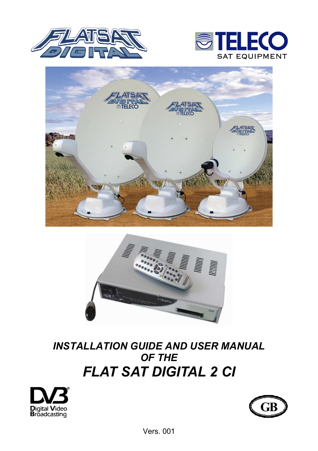 Teleco Flatsat Digital 2 CI User Manual | Manualzz