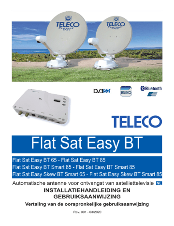 Teleco Flatsat Easy BT Handleiding | Manualzz