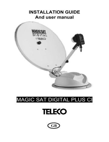 Teleco Magic Sat Digital Plus CI User Manual | Manualzz