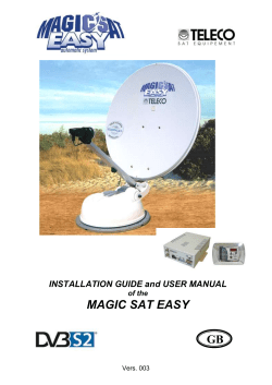 Teleco Magic Sat Easy - Manual de usuario | manualzz.com