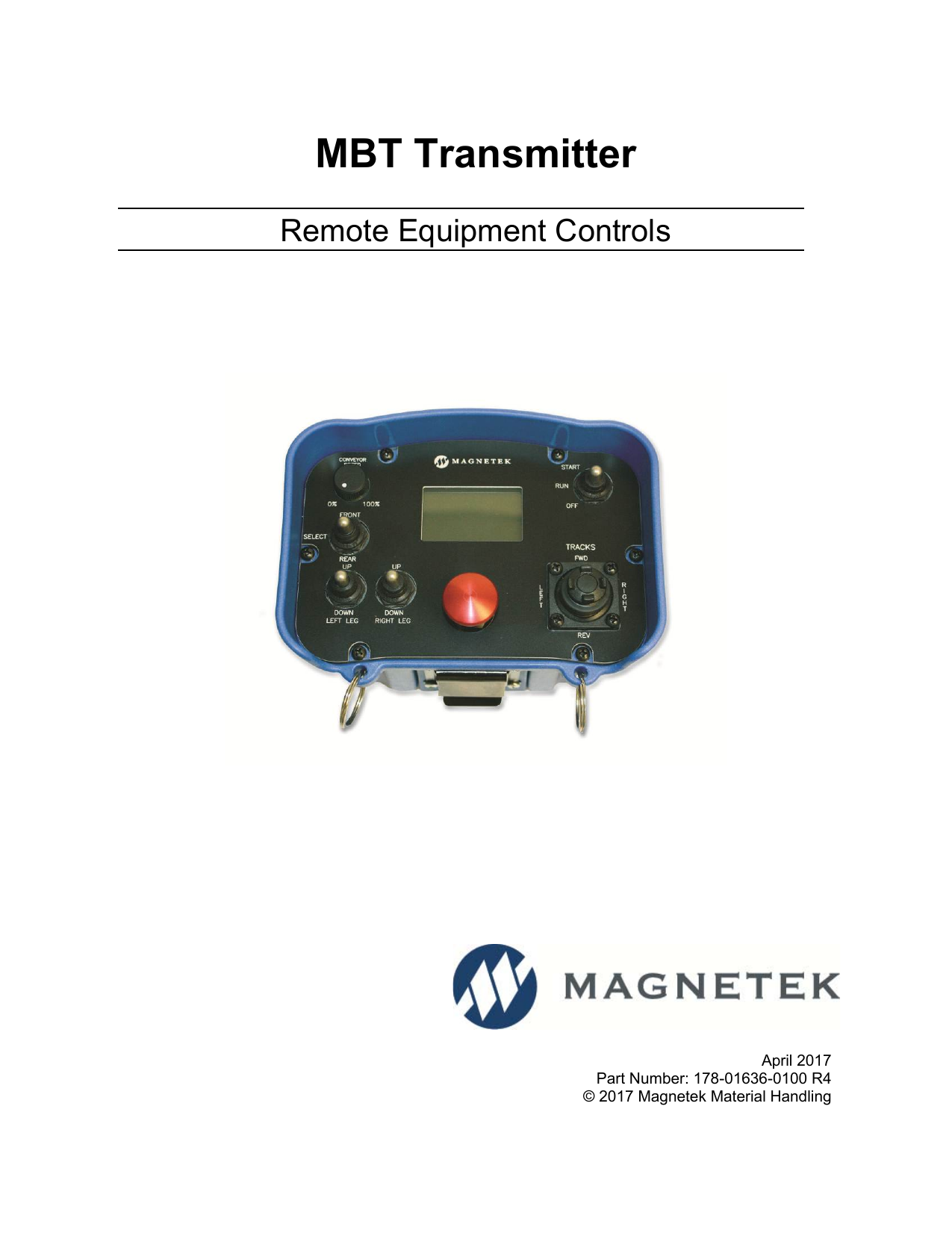 Magnetek MBT Transmitter Owner's Manual | Manualzz