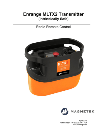 Magnetek MLTX2 Transmitter-Hazardous Location Owner's Manual | Manualzz