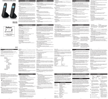 Profoon PDX-300 de handleiding | Manualzz