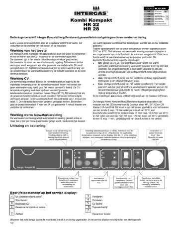 Intergas HR 22 Kombi Kompakt de handleiding | Manualzz