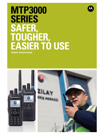 Motorola MTP3100, MTP3200, MTP3250 Product Specifications | Manualzz