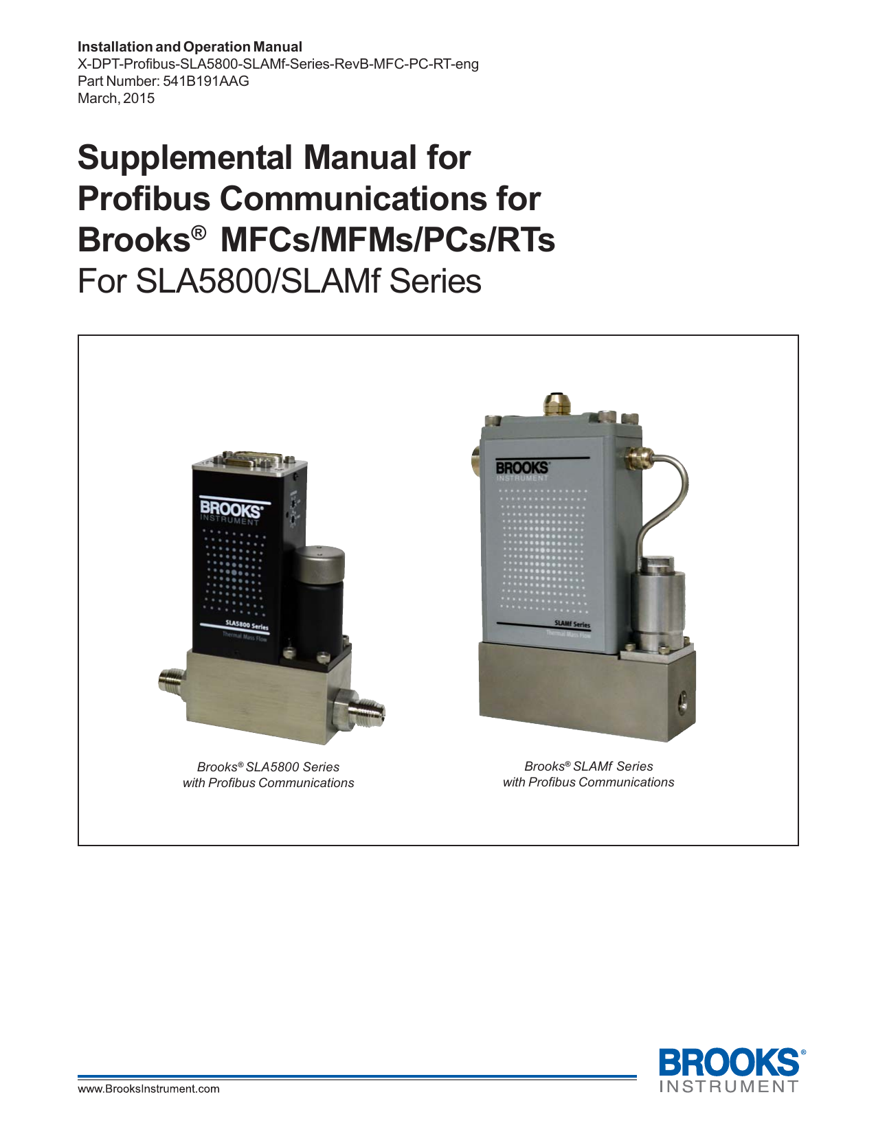 Brooks SLA5800, SLAMf Software Manual | Manualzz