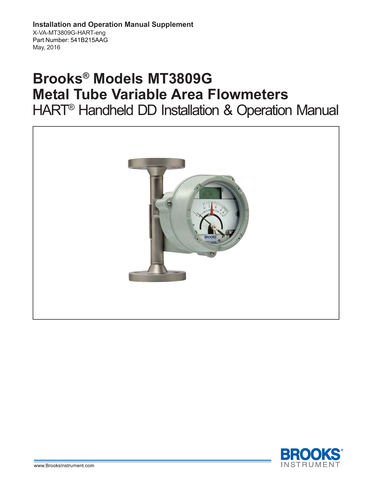 Brooks MT3809 SMM Transmitter Software Manual | Manualzz