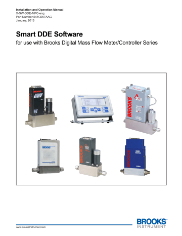 Brooks Smart DDE Software Operation Manual | Manualzz