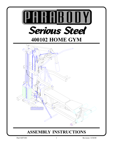 ParaBody 400102 Assembly Instructions Manual | Manualzz