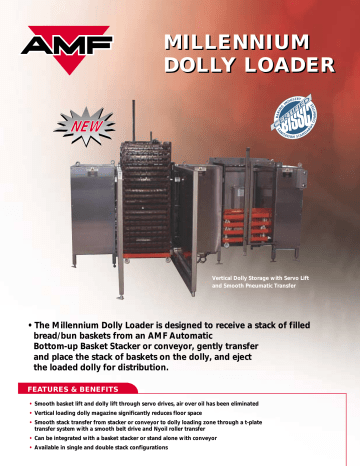 AMF Millennium Dolly Loader Specification Sheet | Manualzz