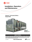 Trane Sintesis RTAF Installation, Operation And Maintenance Manual ...