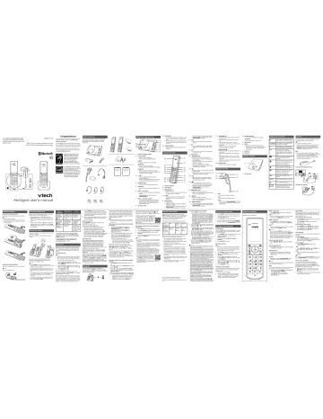 VTech DS6771-3 Abridged User Manual | Manualzz