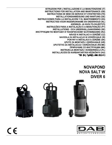 DAB NOVAPOND Mode d'emploi | Manualzz