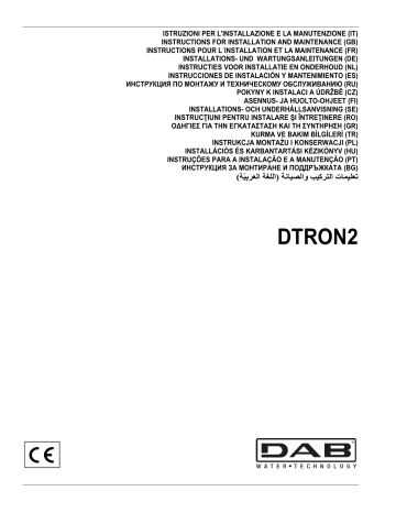 DAB DTRON 2 Mode d'emploi | Manualzz
