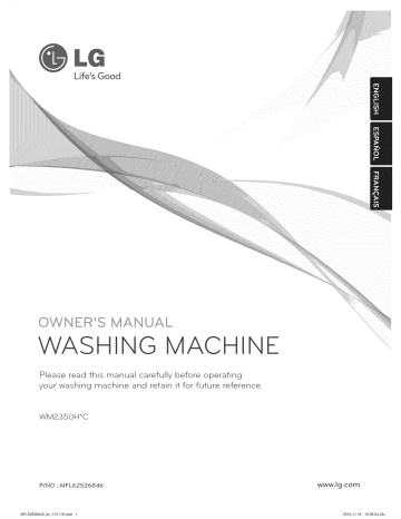 LG WM2350HWC Washing Machine Owner's Manual | Manualzz