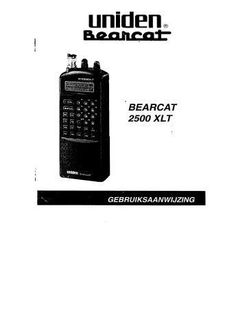 Uniden Bearcat 2500XLT Owner Manual | Manualzz